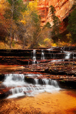 Arch Angel Falls Vertical | Zion National Park, Utah | Ken Koskela ...